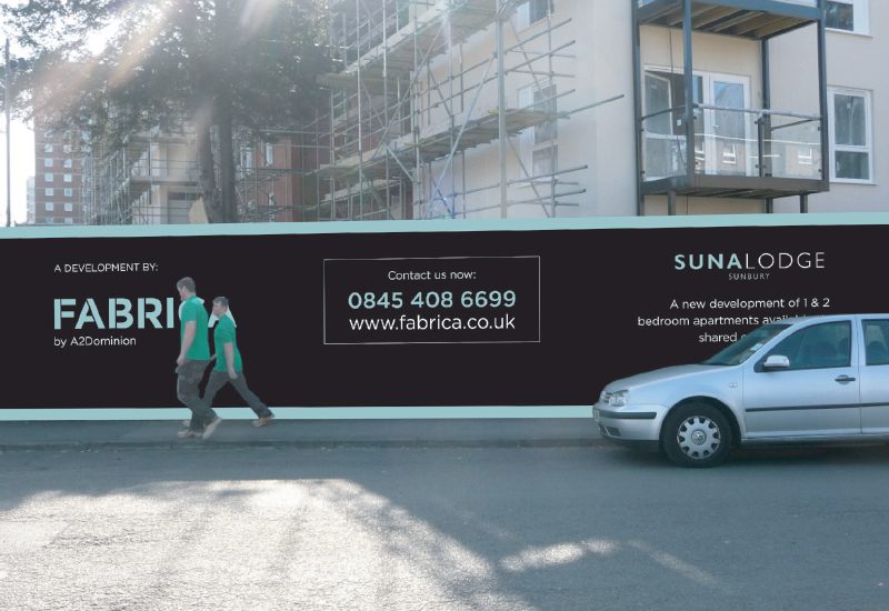 Custom Designed Real Estate Hoarding for Property Developers