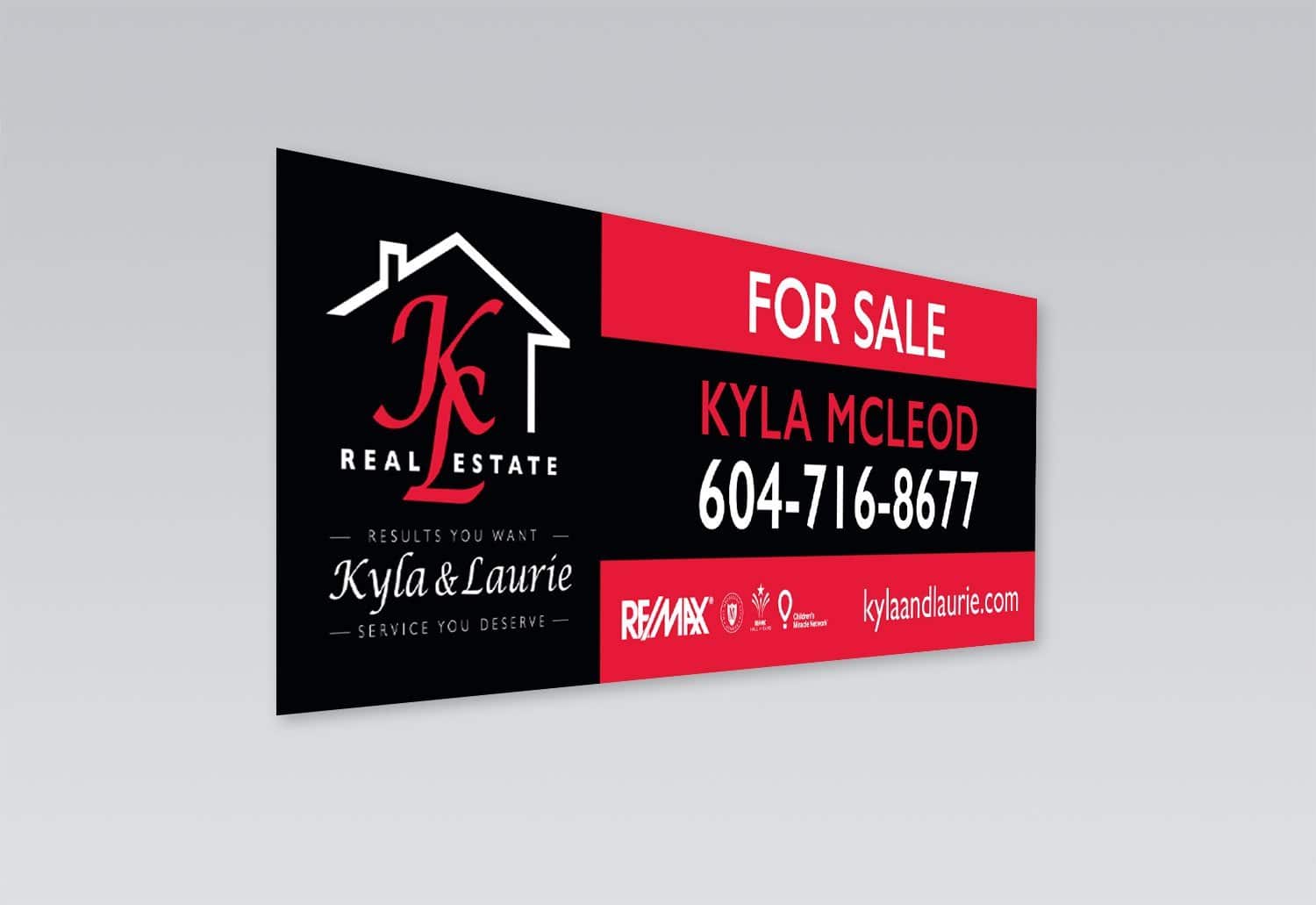Custom Designed Real Estate Condo Sign for Realtors®